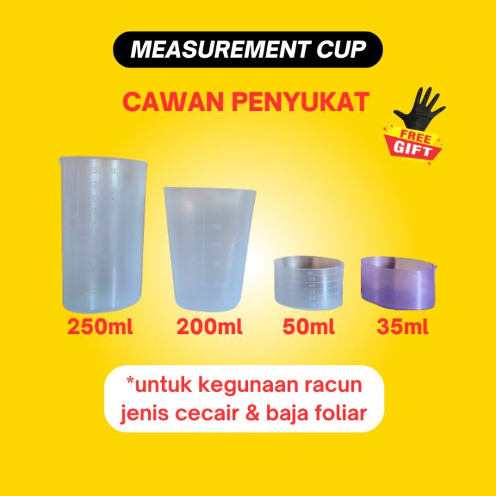 Measurement Cup For Liquid Herbicide And Foliar Fertilizer Penyukat ...