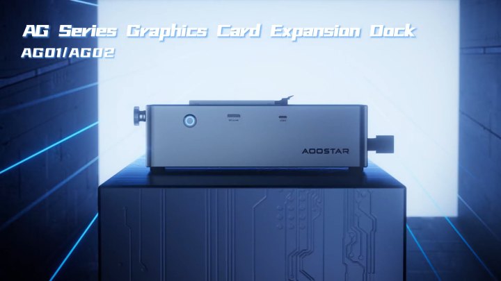 AOOSTAR AG01/ AG02 EGPU Dock Oculink Extra GPU Dock Station Build-in ...
