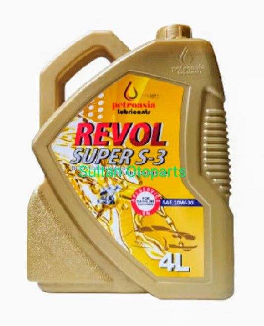 ORIGINAL oli mesin mobil revol super s3 4liter sae 10w-30 API SN full sintetik | Lazada Indonesia