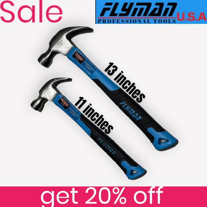 Claw Hammer 11 inches and 13 inches Flyman USA Original | Lazada PH