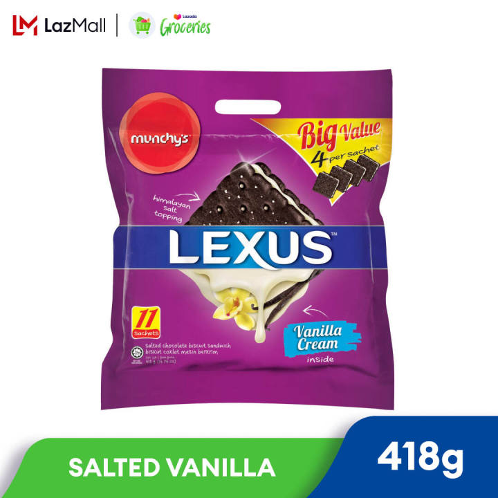 Munchy's Lexus Salted Vanilla Sandwich 418g | Lazada