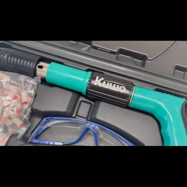 KUWO Nail Gun Original Heavy Duty Nail Gunner Power Tool Concrete Rivet ...