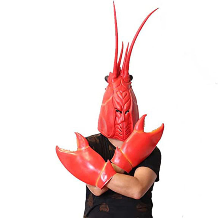 Funny Lobster Crab Claws Gloves Weapon Props Halloween Cosplay Costume ...