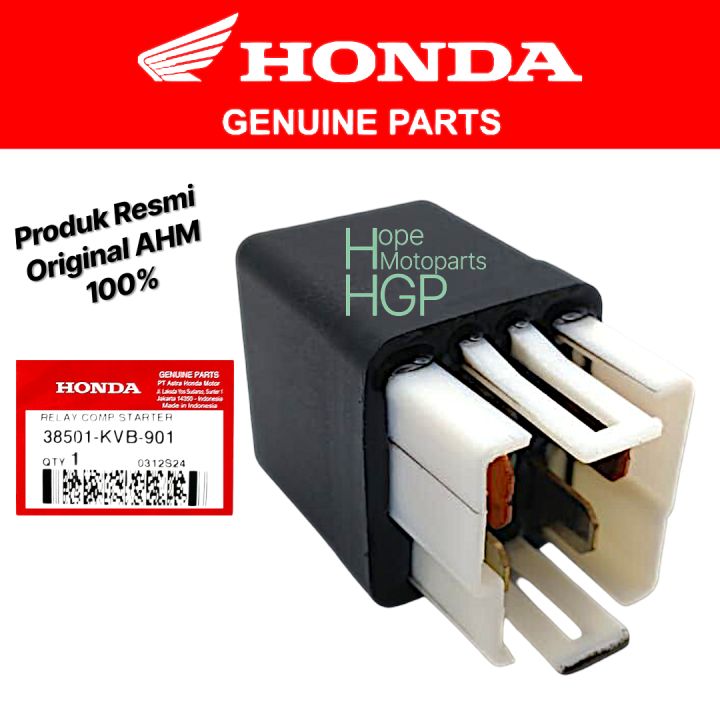 38501-KVB-901 Relay Comp Start Bendik Stater Supra X 125 Revo Scoopy ...