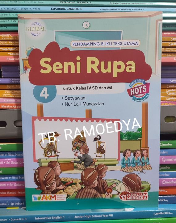 Buku Seni Rupa SD/MI kelas IV Kurikulum Merdeka Global | Lazada Indonesia