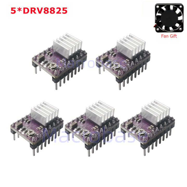 DRV8825 5 pcs stepper motor driver board StepStick DRV 8825 stepping ...