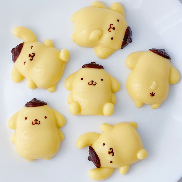 Japanese Food Grade Silicone Mold 3D Cartoon Pom Pom Purin Jelly Mousse ...