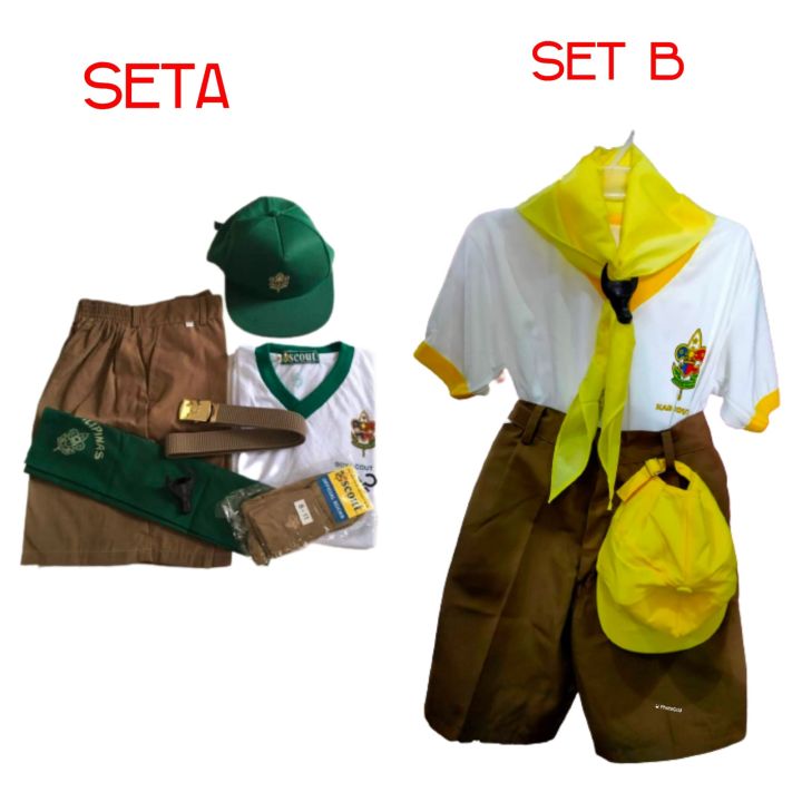 scouting boyscout set.100% cotton fabric | Lazada PH