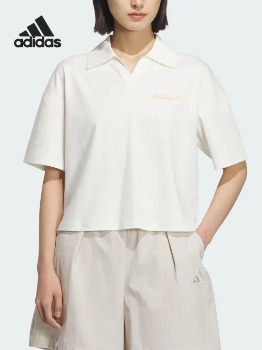 adidas | เสื้อโปโลสั้นเรียบง่าย ฤดูร้อน 2025 | Lazada.co.th