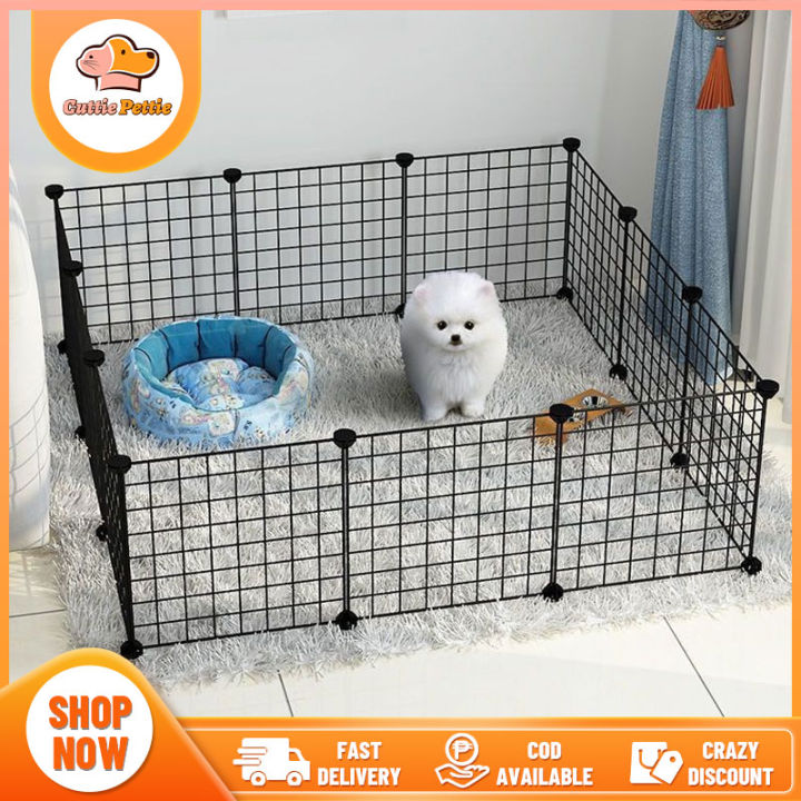 DIY Pet Fence Dog Fence Panel 30cm*30cm Extendable Dog Cage Pet Cage ...