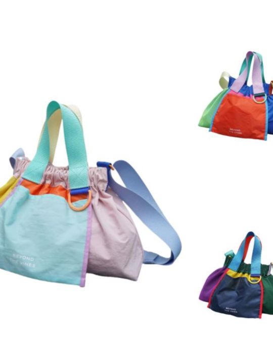 Fashionable Color Block Simple Foldable Dumpling Bag for Women beyond ...