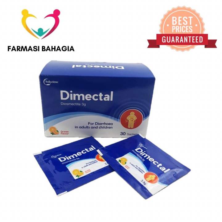 Dimectal Diosmectite Orange Flavour 3g (Per Sachet) | Lazada