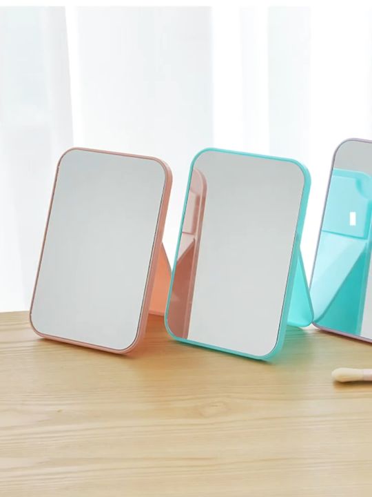 Folding Makeup Mirror HD Desktop Mirror Large Folding Square Mirrors ...
