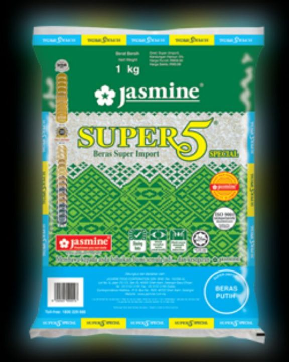 Jasmine Super 5 Import Rice 1KG | Lazada