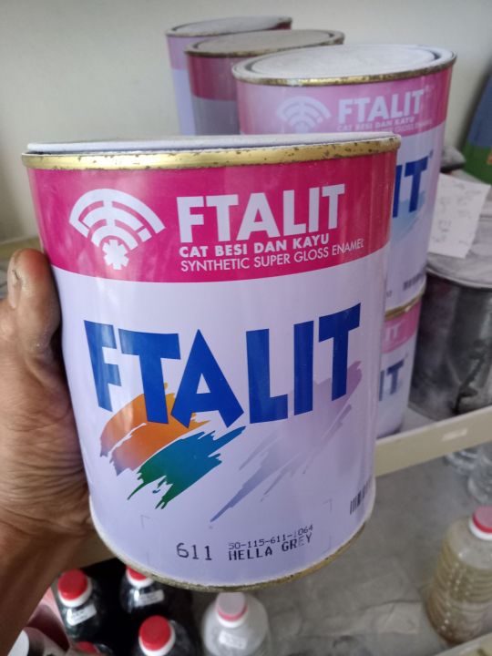 CAT FTALIT,CAT KAYU,BESI,UKURAN 1 KG.. | Lazada Indonesia