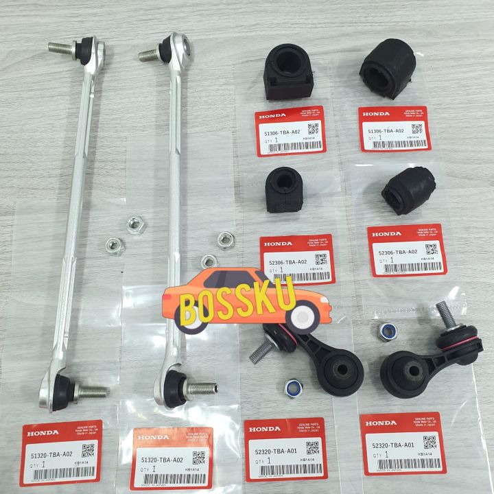 8 IN 1 SET - FRONT/REAR STABILIZER LINK/BUSH/SET- HONDA CIVIC FC TEA ...
