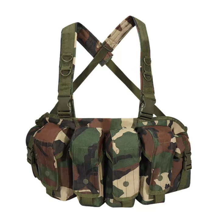 Outdoor camouflage hunting tactical vest Wargame Body Molle Armor Chest ...
