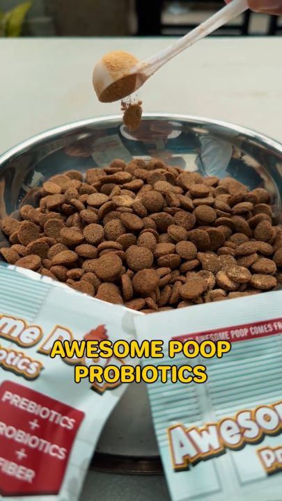 Awesome poop probiotics powder Meal topper for dogs (40g per pack) 40 ...