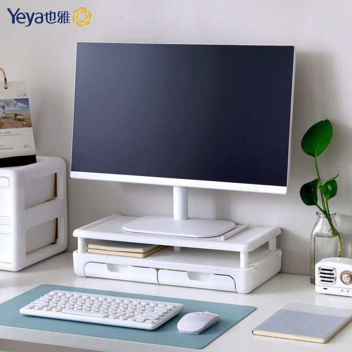 🇲🇾 Ready Stock Yeya Adjustable Computer Monitor Stand Screen Riser ...