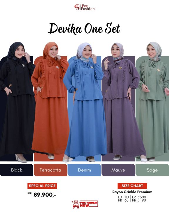 DEVIKA & ELVIANA ONESET BY FEE FASHION | Lazada Indonesia