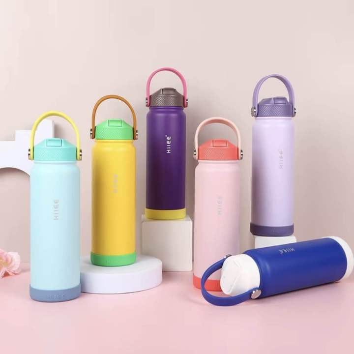 [FREE BOOT] Hilee Drinking Flask with Automated Straw and Silicone Boot ...