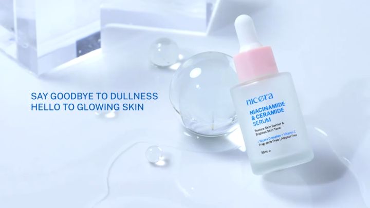 NICERA Niacinamide & Ceramide Serum Brighten Skin Tone Restore Skin ...