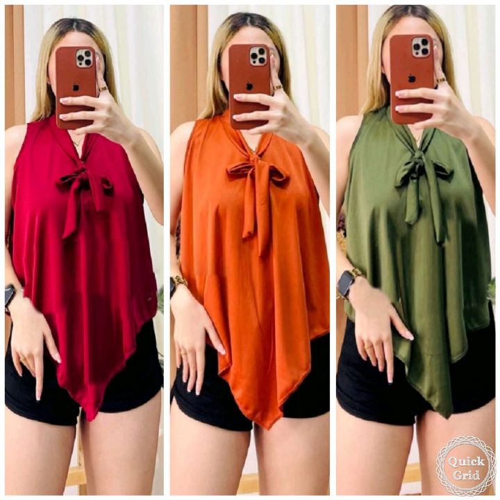 DEANNA SLEEVELESS TOP FITS SMALL- MEDIUM -LARGE| FREESIZE| QUIANA ...