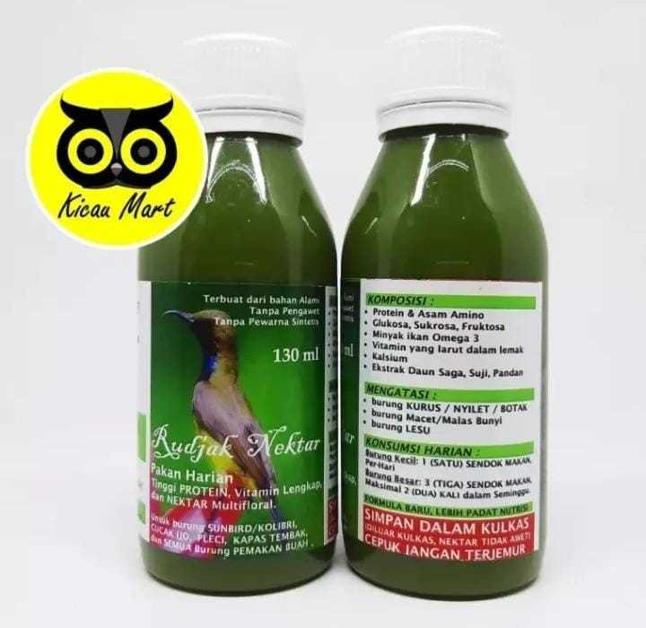 Kicau mart pakan makanan minuman harian Burung Rujak Rudjak Nectar ...