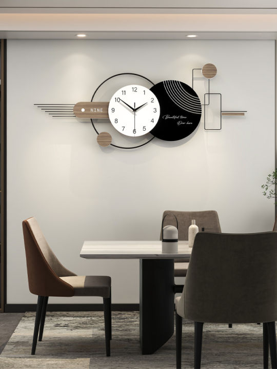 Luxurious Modern Wall Clock Artistic Minimalist Living Room Dining Room ...