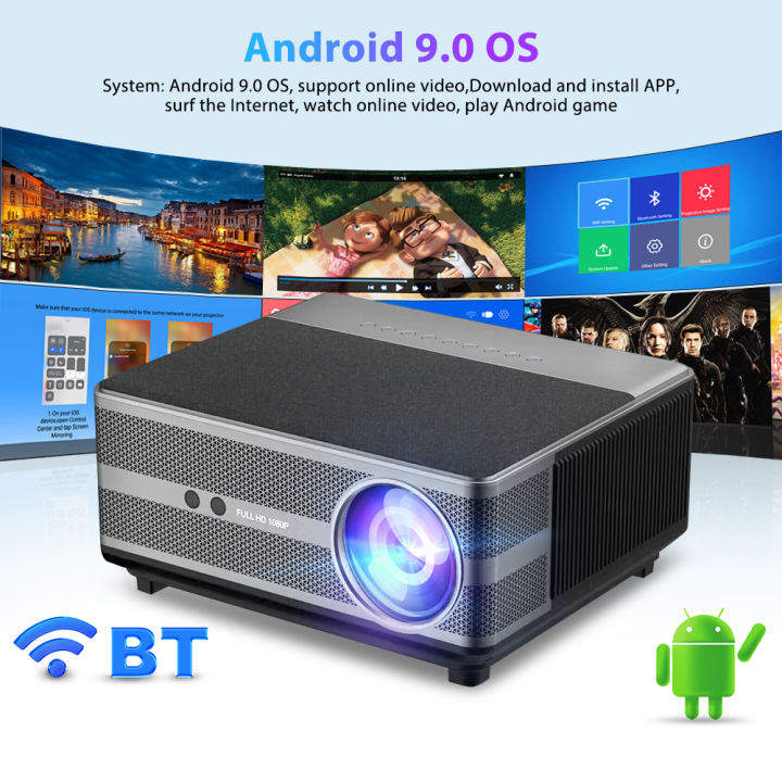 ThundeaL TD98W Android Projector Full HD 1080P Projector TD98 WiFi LED ...