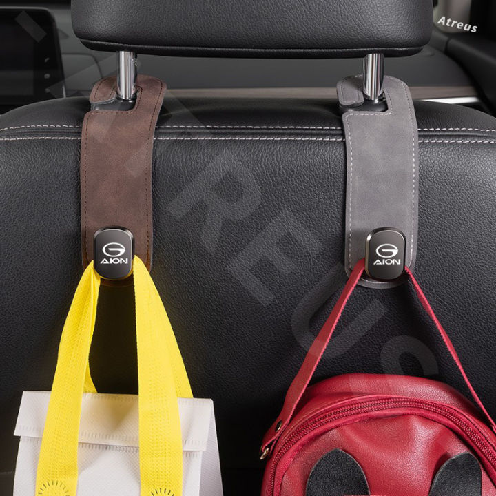 1Pc Suzuki Upscale Car Back Seat Hanger Hooks Suede Car Organizers Seat ...