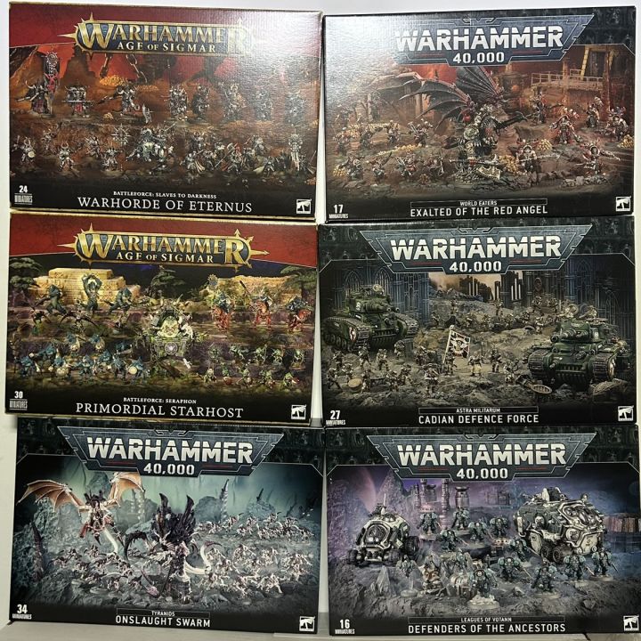 Warhammer 40K Aos 23 Christmas Set Battleforce Army Boxes Collectible ...