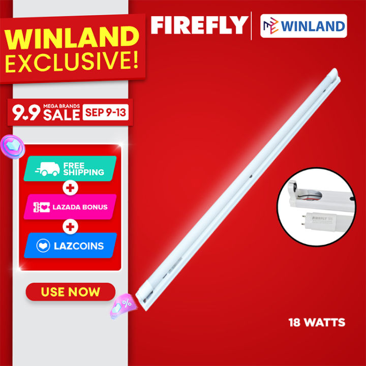 Firefly by Winland T8 Led Tube & Box Type Set 18w LED Lamp EBTS11/DL18 ...