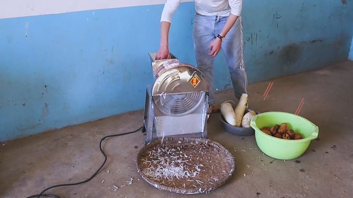 Electric Grater Pumpkin Radish Potato Cassava Slicer Vegetable Grater ...