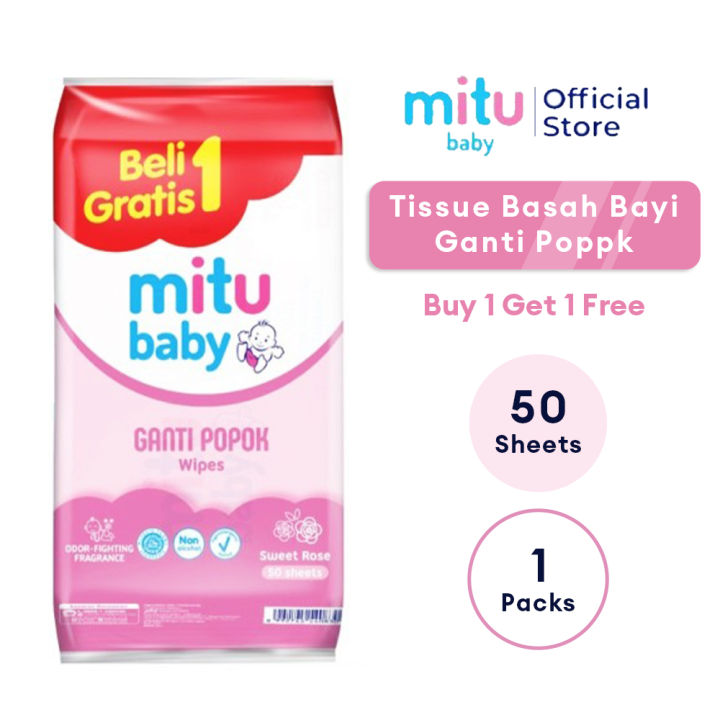mitu baby wipes 50+50 sheet -tissu mitu ganti popok | Lazada Indonesia mitu baby wipes 50+50 sheet -tissu mitu ganti popok | Lazada Indonesia