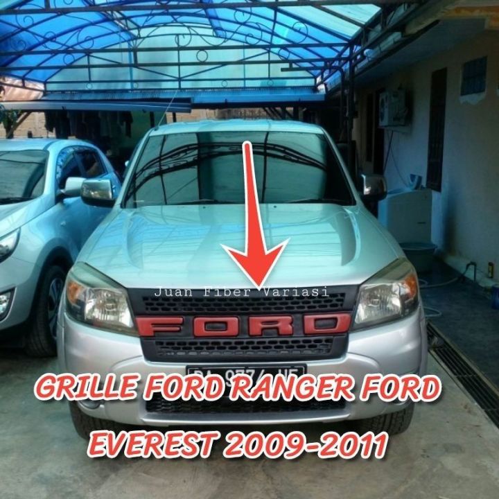 Grill custom depan Ford Ranger Ford Everest T5 gen 3 tahun 2009 2010 ...