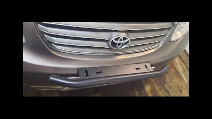23 Inch Universal Car Front Bumper Bull Bar Number Plate Holder For ...