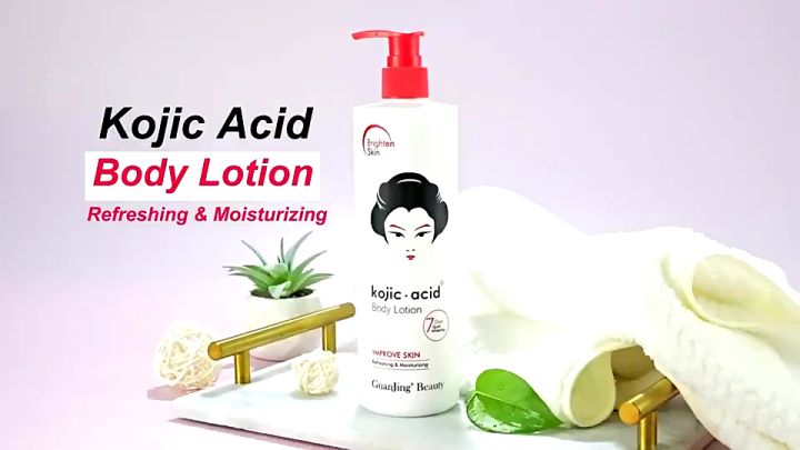 Kojic Acid Brightening Body Lotion Moisturizing Lightening Improve Skin ...