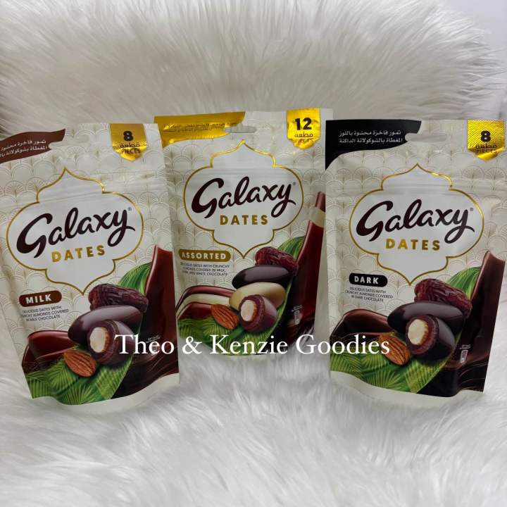Galaxy Dates Chocolate (Milk / Dark) Assorted) - Imported from Middle ...