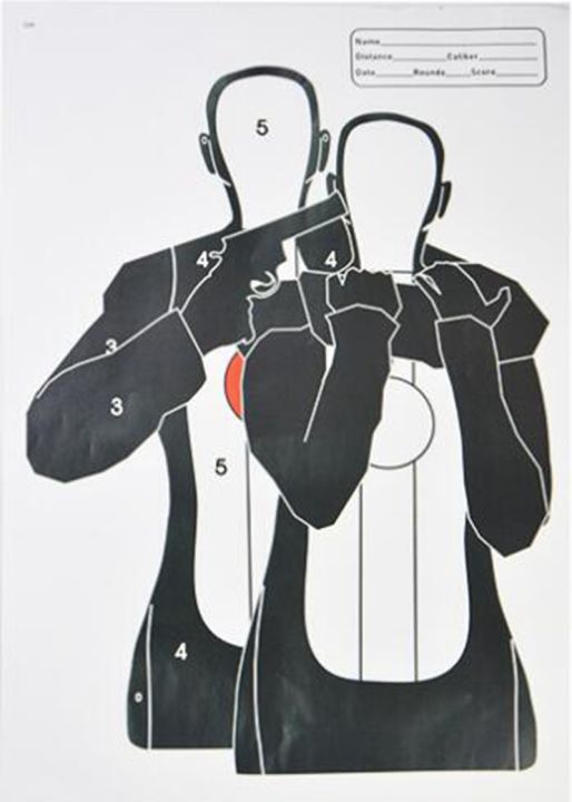 1pcs Shooting Target Paper 45x32cm Shooting Range Paper Silhouette ...