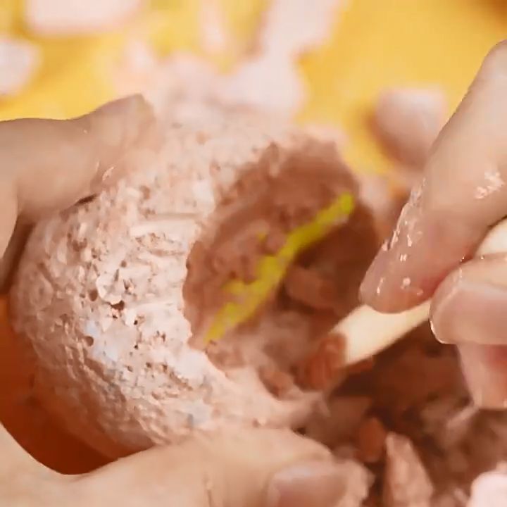 MOMO Archaeological Dig Toy Dinosaur Fossil Egg Plaster Kid DIY Plaster ...