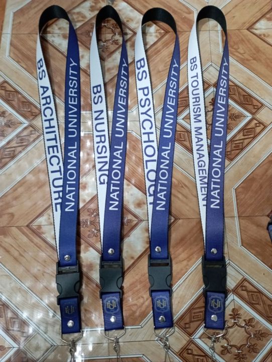 NU ID LACE LANYARDS(ARCHITECTURE,NURSING,PSYCHOLOGY,TOURISM & MEDTECH ...