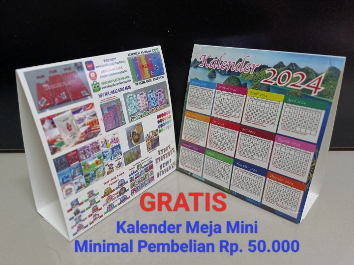 kalender Meja Mini Trendy 2024 | Lazada Indonesia