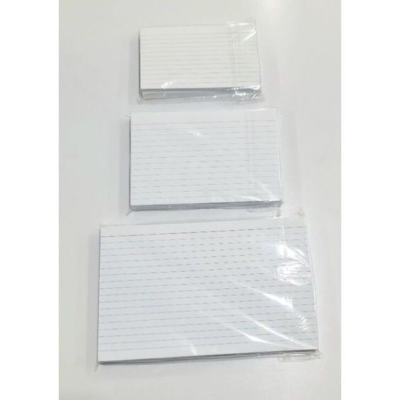 INDEX CARD 100pcs/pack (3x5)(4x6)(5x8) | Lazada PH