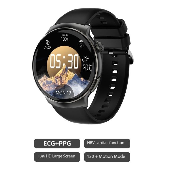 Smart Watch T40 Men 1.46inch ECG PPG Health Monitor Bluetooth Call AI ...