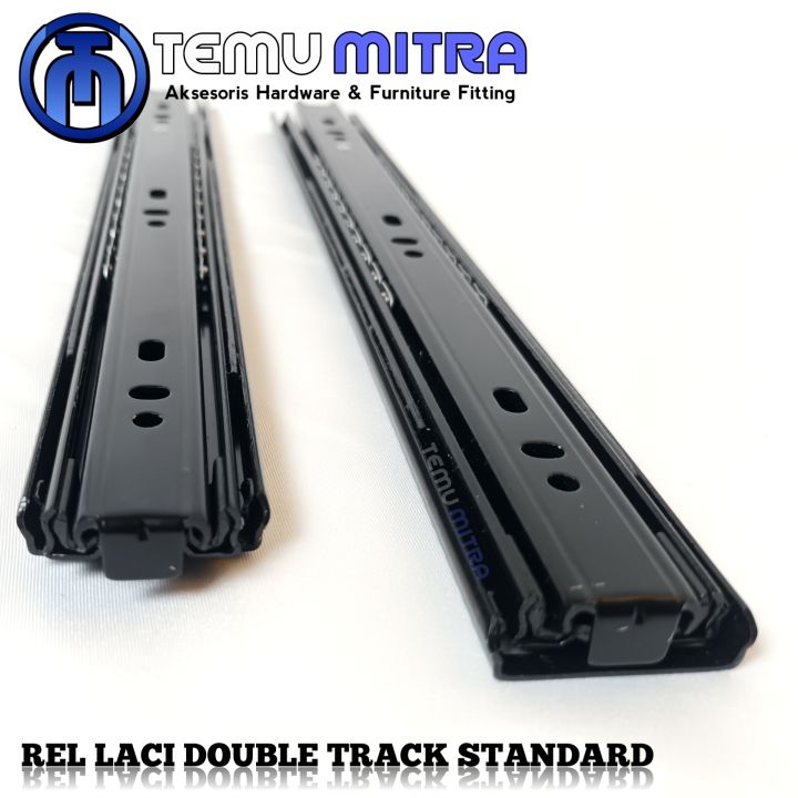 Rel laci double track full extension Standard, Ball bearing | Lazada ...