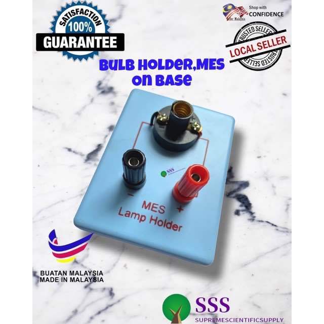 🔥[Ready stock]🔥Bulb Holder,MES mounted on Base with Terminal | Lazada