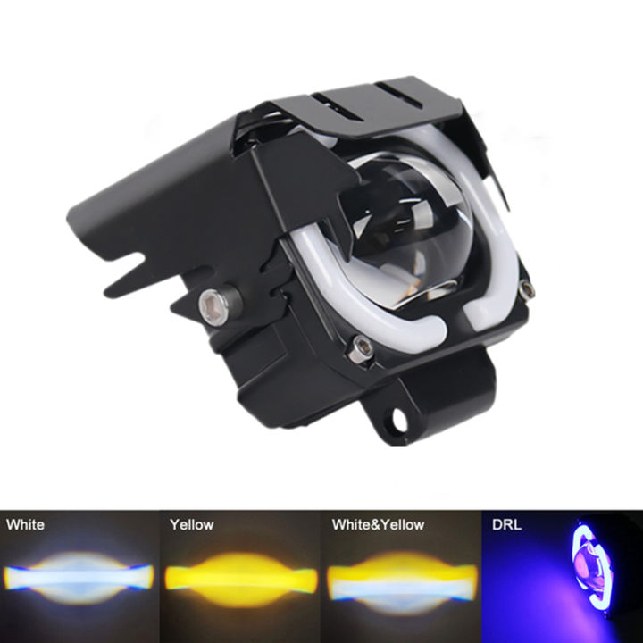 Universal Motorcycles Headlight Fog Light Led Auxiliary Driving Lamp For BMW R 1200GS R1250GS ...