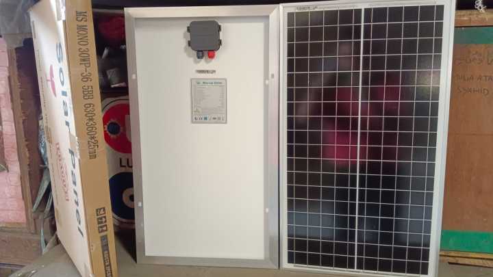 Solar Panel 30Wp Mono Solar Cell Panel Surya | Lazada Indonesia