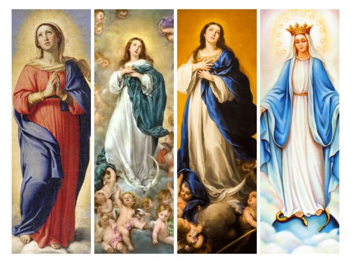MAMA MARY PAPA JESUS WALL DECOR A4 SIZE | Lazada PH